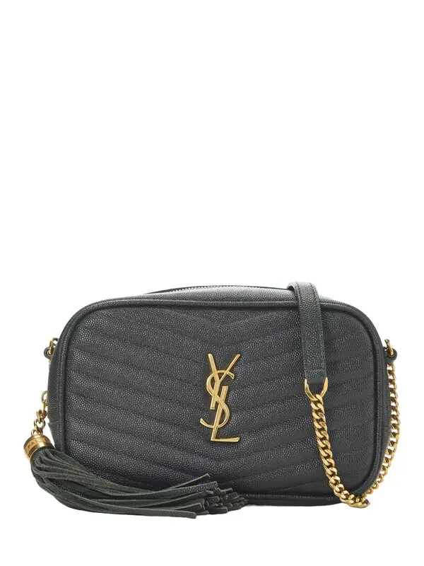 Saint Laurent Grainy Lou Camera Bag - Green
