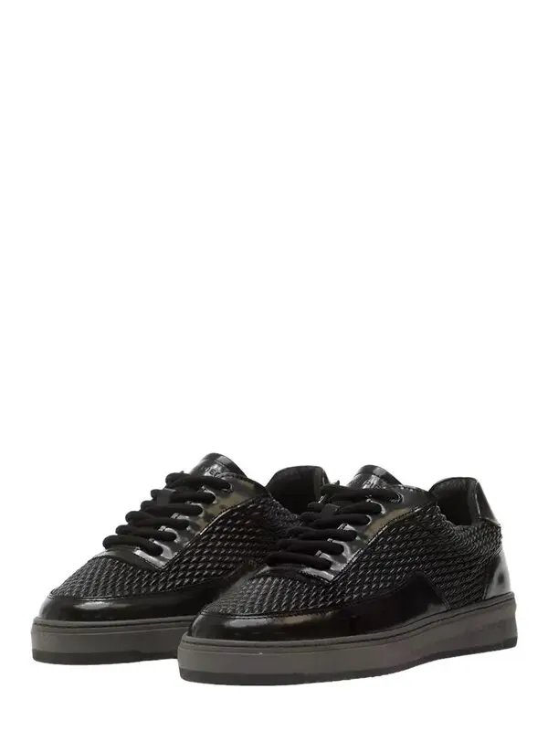 Filling Pieces Mondo Reed Woven-panel Sneakers - Black