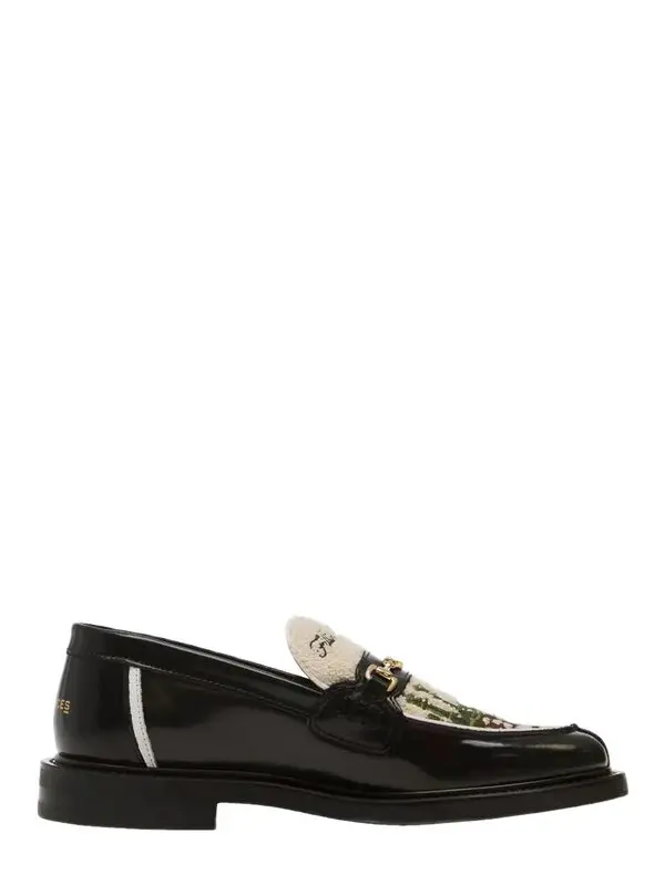 Filling Pieces Chess Loafers - Black