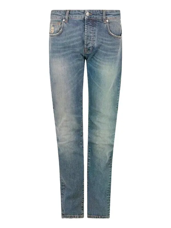 John Richmond Iggy Faded Jeans - Blue