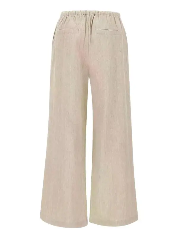 JCSOPHIE Liseron Drawstring-waist Palazzo Pants - Neutrals