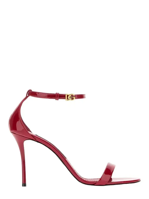 Dolce & Gabbana Leather Sandals - Red