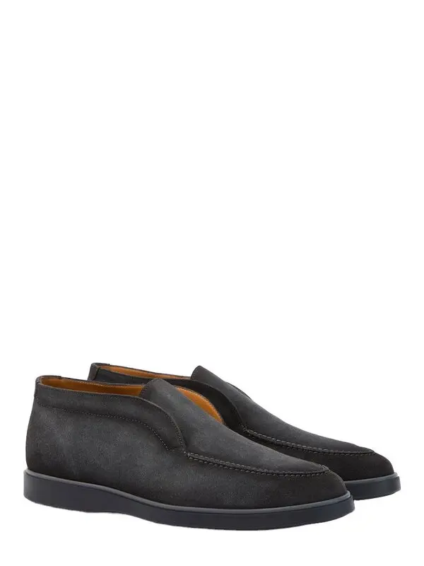 Magnanni Loda Suede Slip-on Shoes - Blue