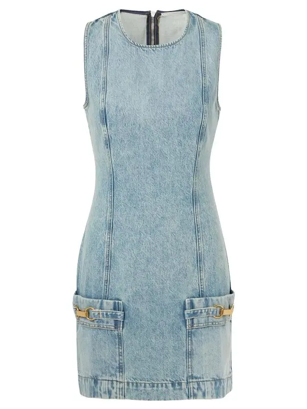 Stella McCartney Denim Minidress - Blue