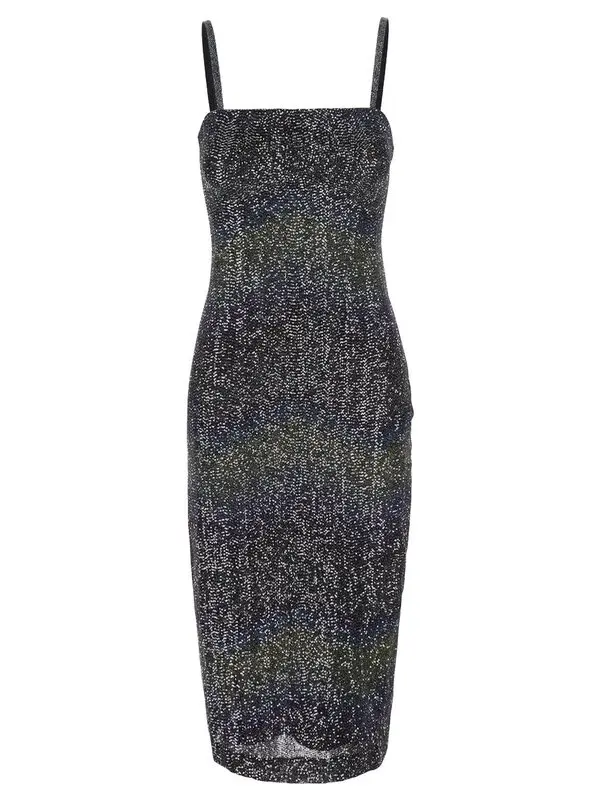 Missoni Sequined Zigzag Midi Dress - Multicolor