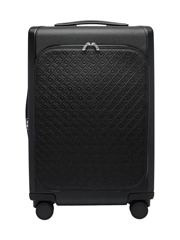 FERRAGAMO Embossed Monogram Hand Luggage - Black