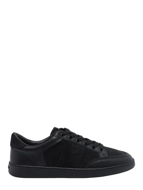 FERRAGAMO Signature Sneakers - Black