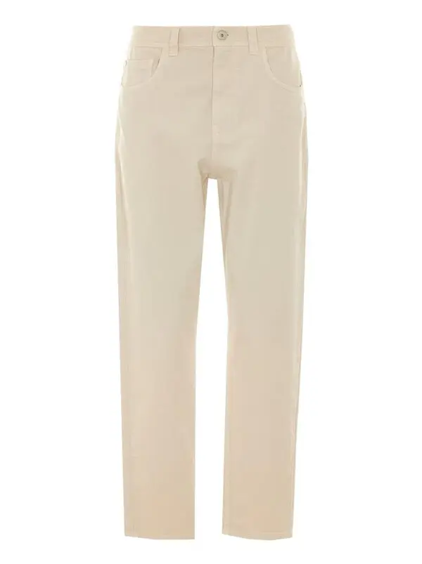 Brunello Cucinelli Straight-leg Jeans - White