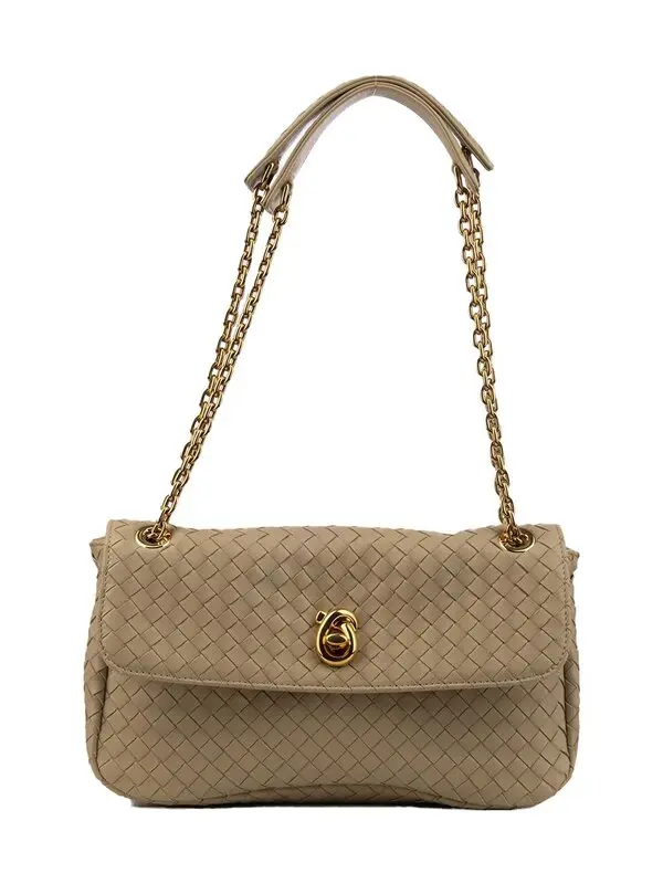 Bottega Veneta Woven Leather Shoulder Bag - Multicolor