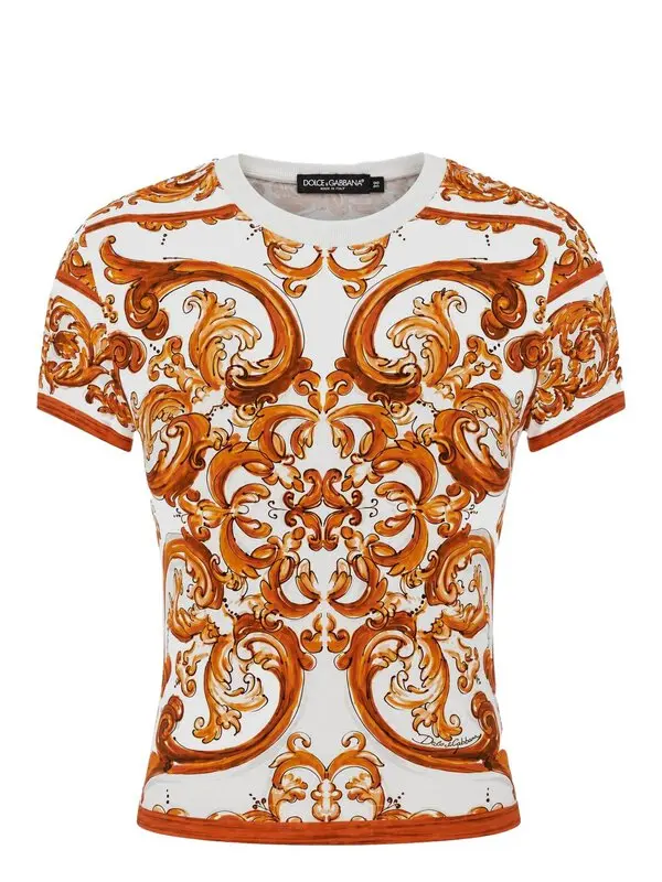 Dolce & Gabbana Barocco Print T-shirt - Multicolor