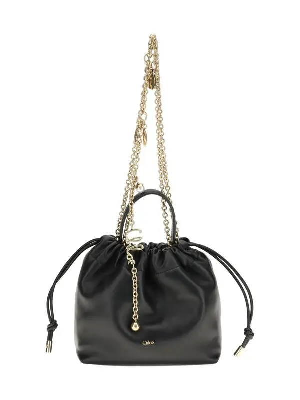 Chloé Leather Mini Shoulder Bag - Black