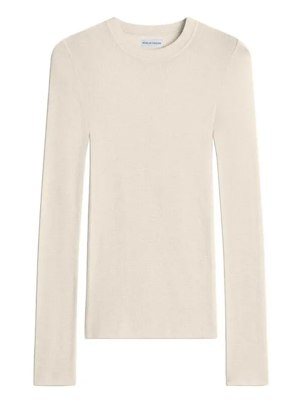 Scanlan Theodore Babywool Crew Sweater - Ivory