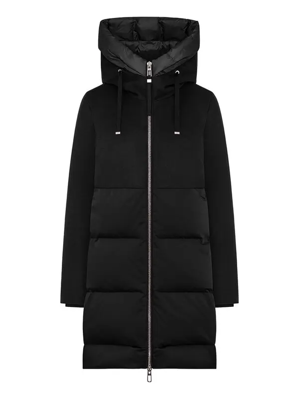 DUNO Wool Puffer Jacket - Black