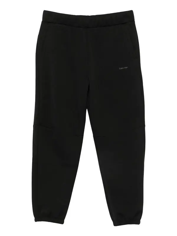Calvin Klein Track Pants With Logo Print - Black