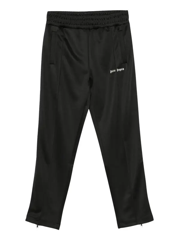 Palm Angels Track Pants With Embroidered Logo - Black