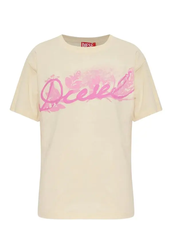 DIESEL® Logo Print T-shirt - White