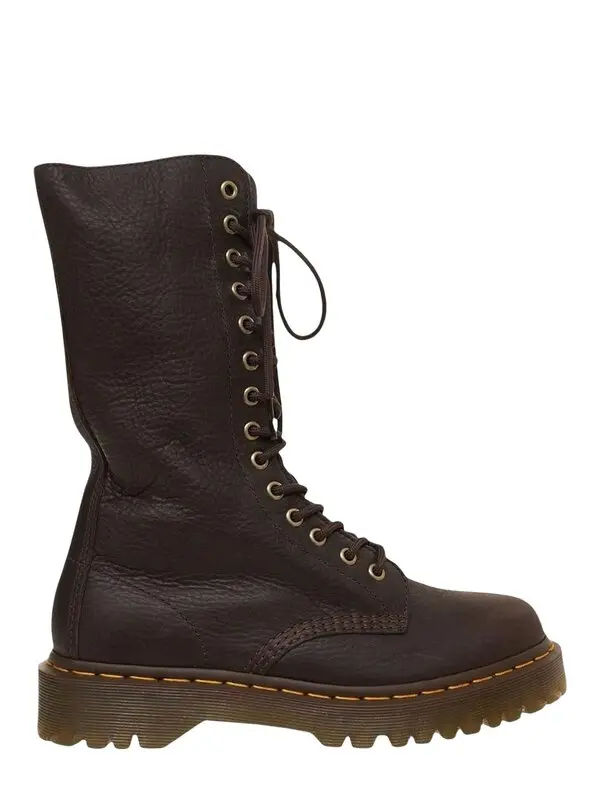 Dr. Martens Ambassador Leather 14-eyelet Lace-up Boots - Brown