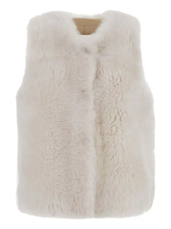 SUPREMA Shearling Gilet - Brown