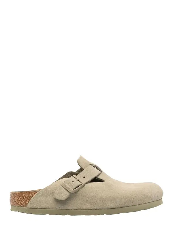 BIRKENSTOCK Boston Slip-on Slippers - Beige