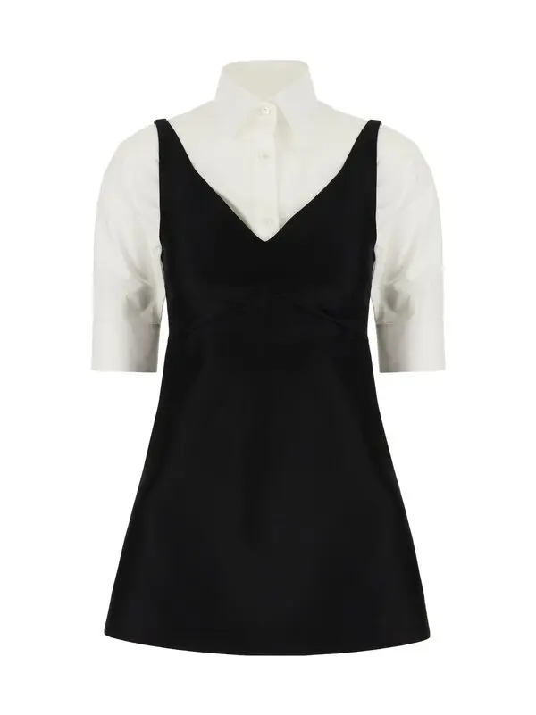 Balenciaga Layered Dress - Multicolor