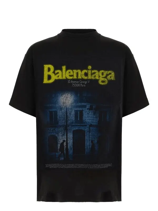 Balenciaga Graphic T-shirt - Multicolor