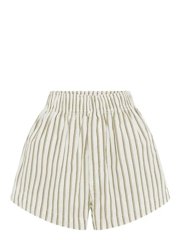 ROWIE Rocco Stripe Boxer Shorts - Sienna