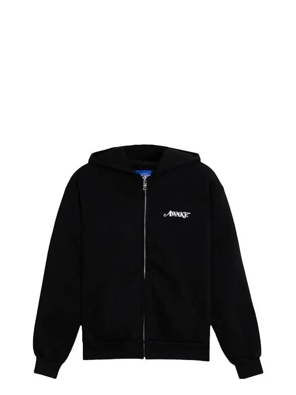 AWAKE Classic Logo Fullzip Hoodie - Black