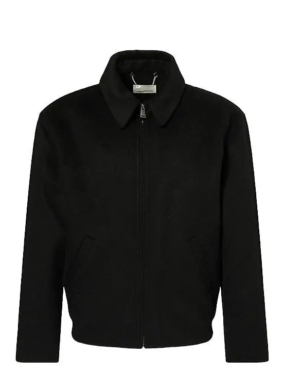 Simkhai Quinn Zip-up Wool-blend Jacket - Black