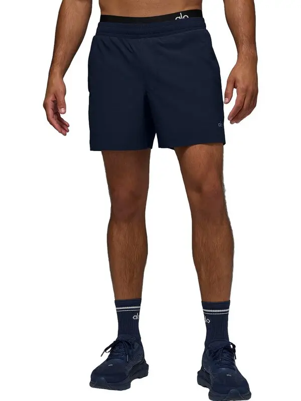 Alo Yoga 5" Traction Running Short - Navy