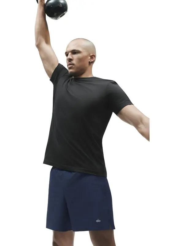 Alo Yoga 5" Traction Running Short - Navy