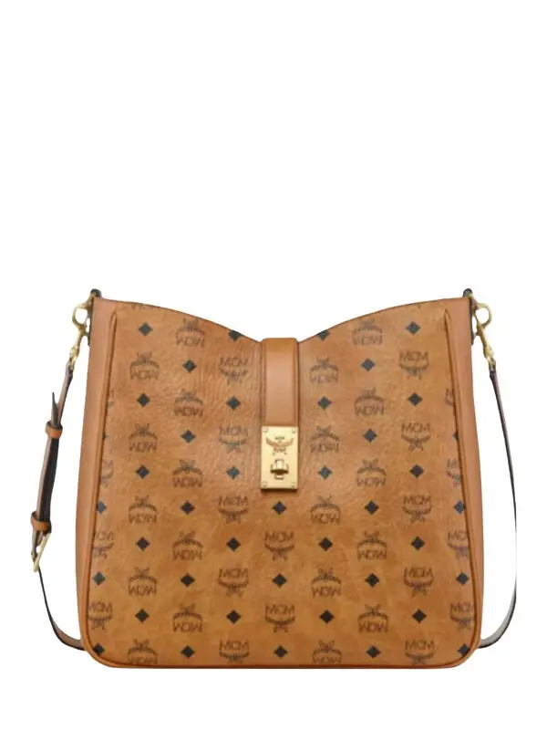 Mcm Tracy Vi Hobo Bag - Tan