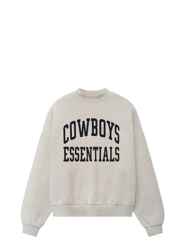 Fear Of God Dallas Cowboys Camp Crewneck - Grey