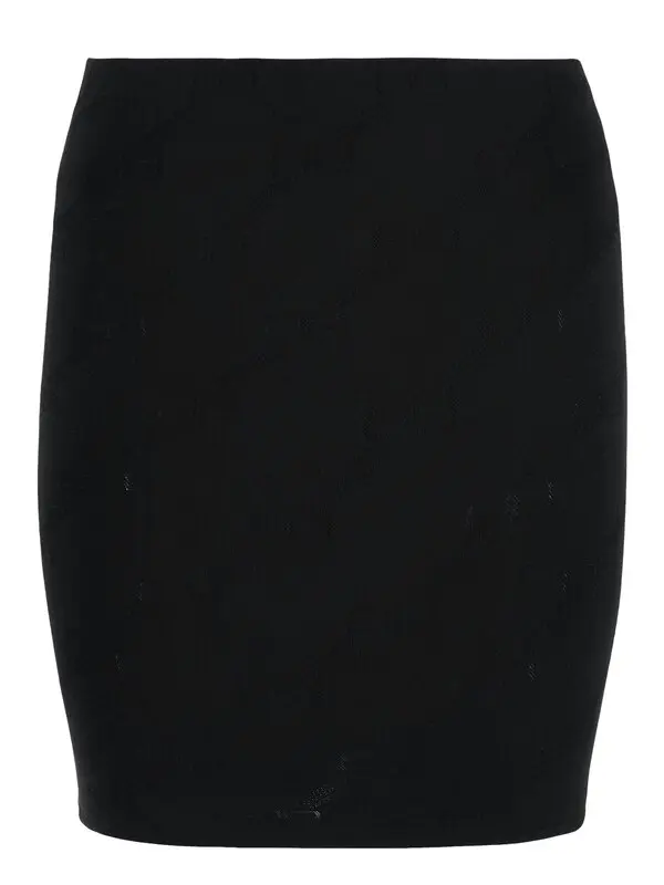 Balenciaga Swim Mini Skirt - Black