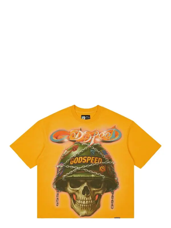 GODSPEED Badges Of Honor T-shirt 'sun - Yellow
