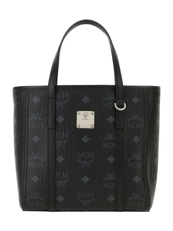 Mcm Toni Vi Shopper Mini Bag - Black