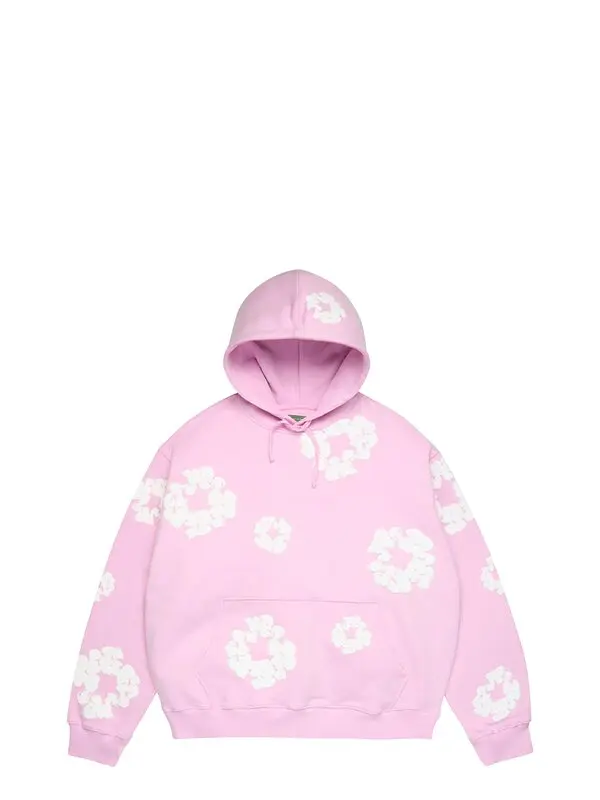 DENIM TEARS Powder Cotton Wreath Hoodie - Pink