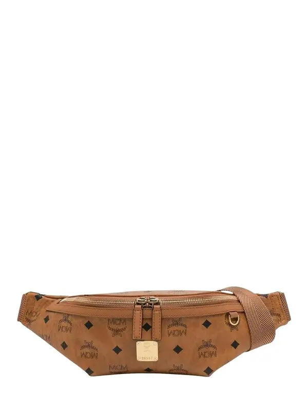 Mcm Fursten Vi Belt Bag - Tan