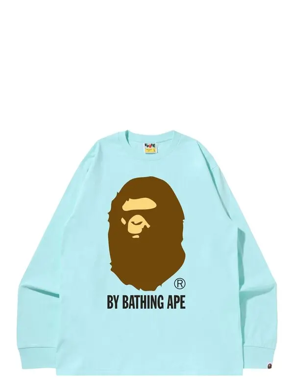 A BATHING APE Graphic Long-sleeve T-shirt - Blue