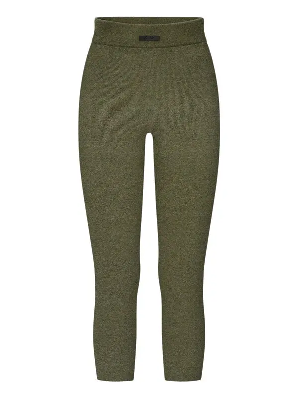 Fear Of God Rib Knit Capri - Green