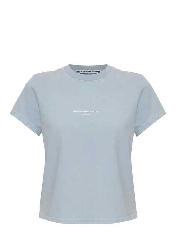 Alexander Wang Logo Print T-shirt - Blue