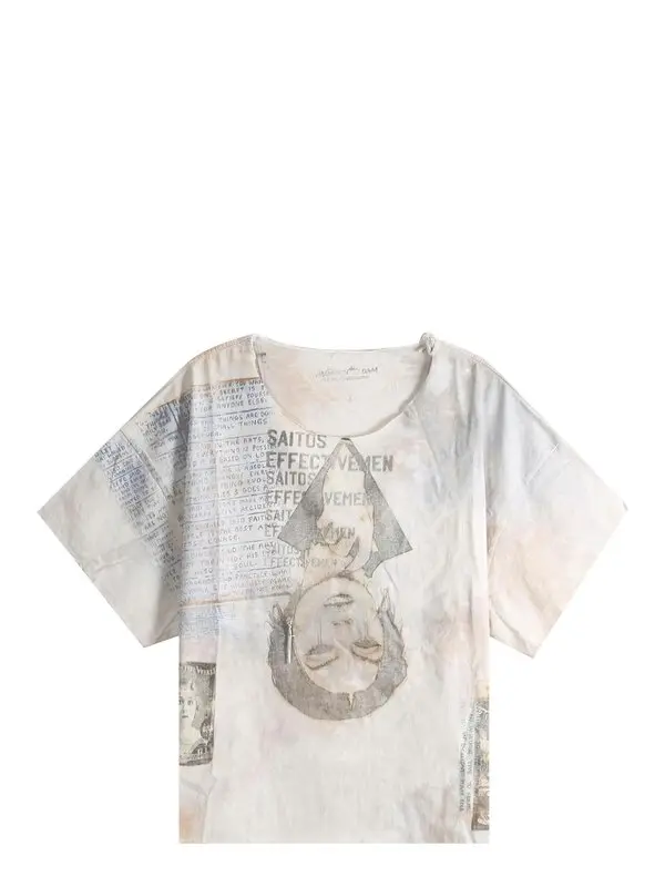 SAITOS She Doesn't Cry Tee - White