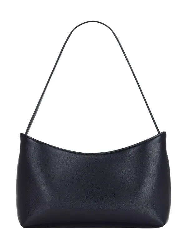 THE ROW Alma Baguette Bag - Black
