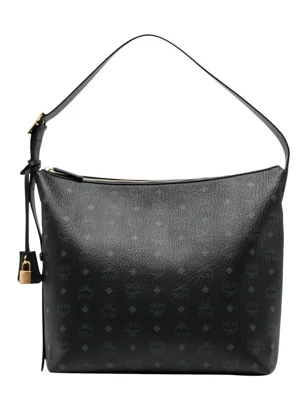 Mcm Aren Vi Hobo Bag - Black