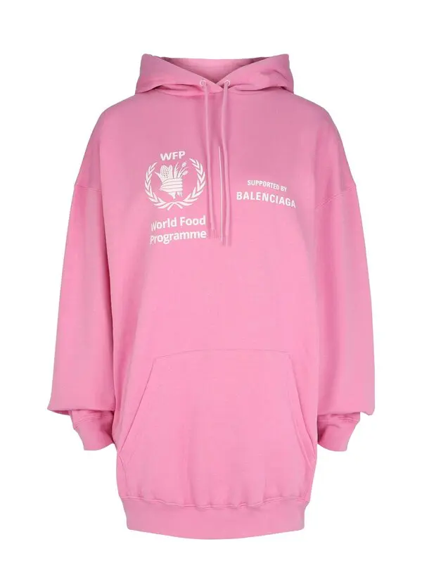 Balenciaga X World Food Programme Hoodie - Pink