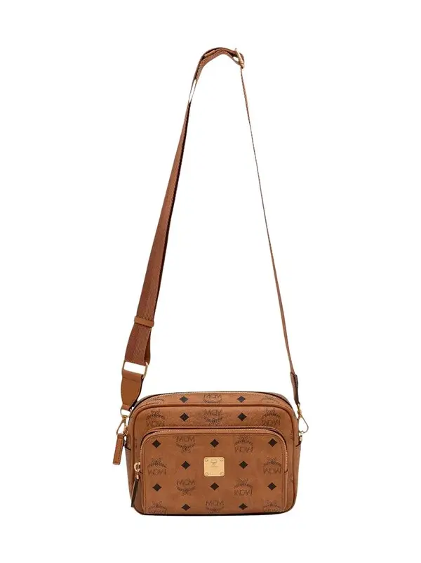 Mcm Aren Vi Crossbody - Tan