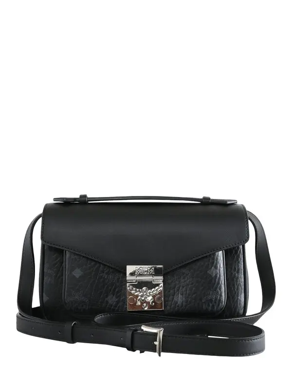 Mcm Tracy Vi Medium Crossbody - Black