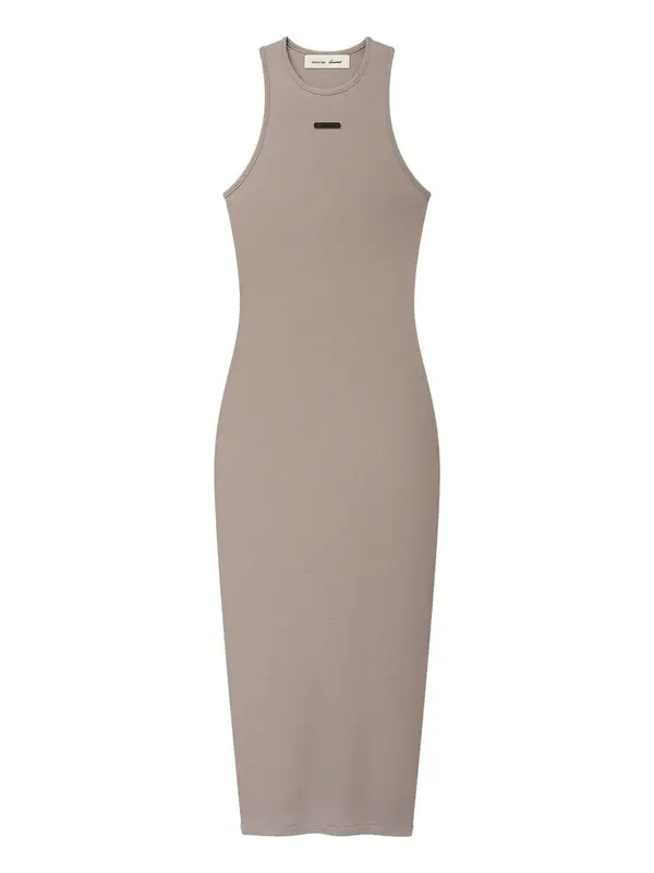 Fear Of God Soft Rib Racerback Dress 'seal - Grey