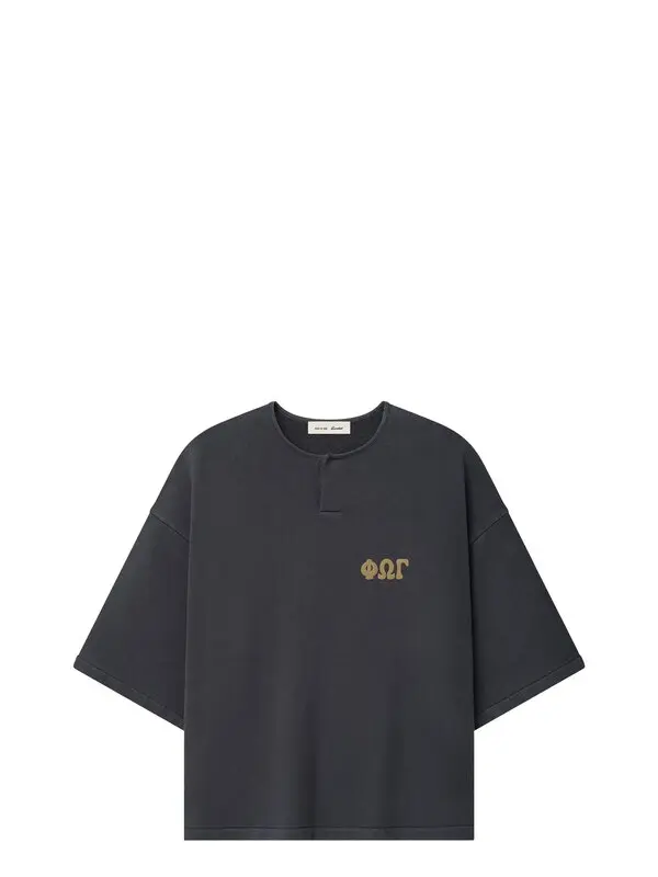 Fear Of God Henley Sweatshirt - Black