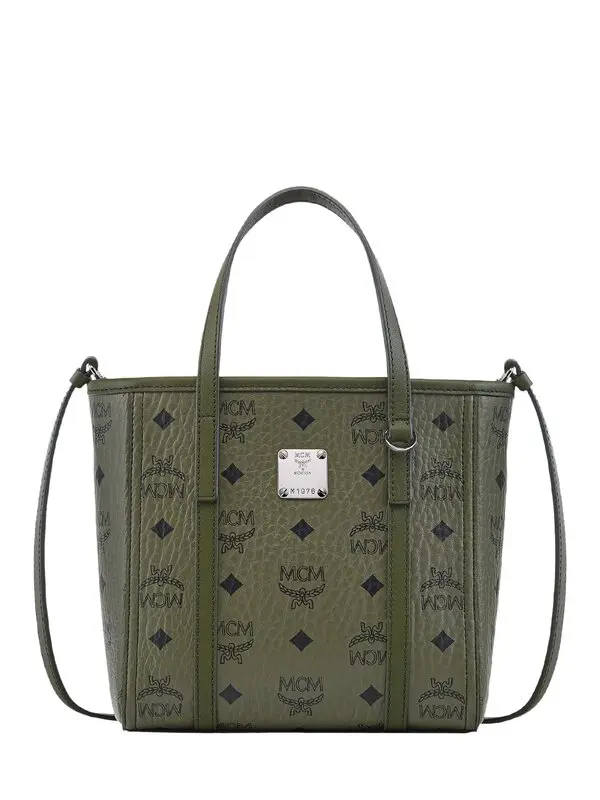 Mcm Toni Vi Mini Shopper - Tan