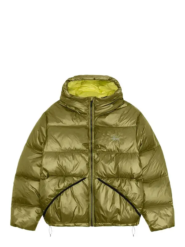 StÜssy Micro Ripstop Down Parka - Green